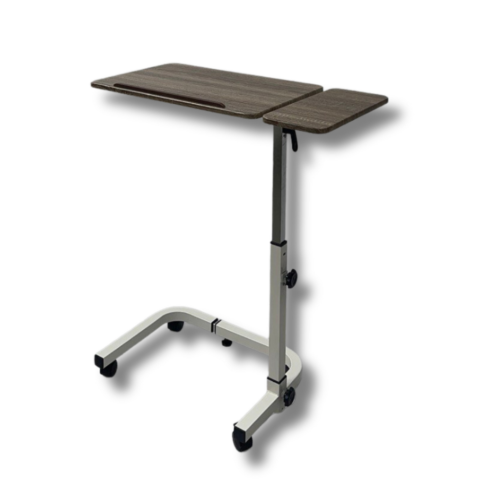 Overbed Table With Adjustable U-Base