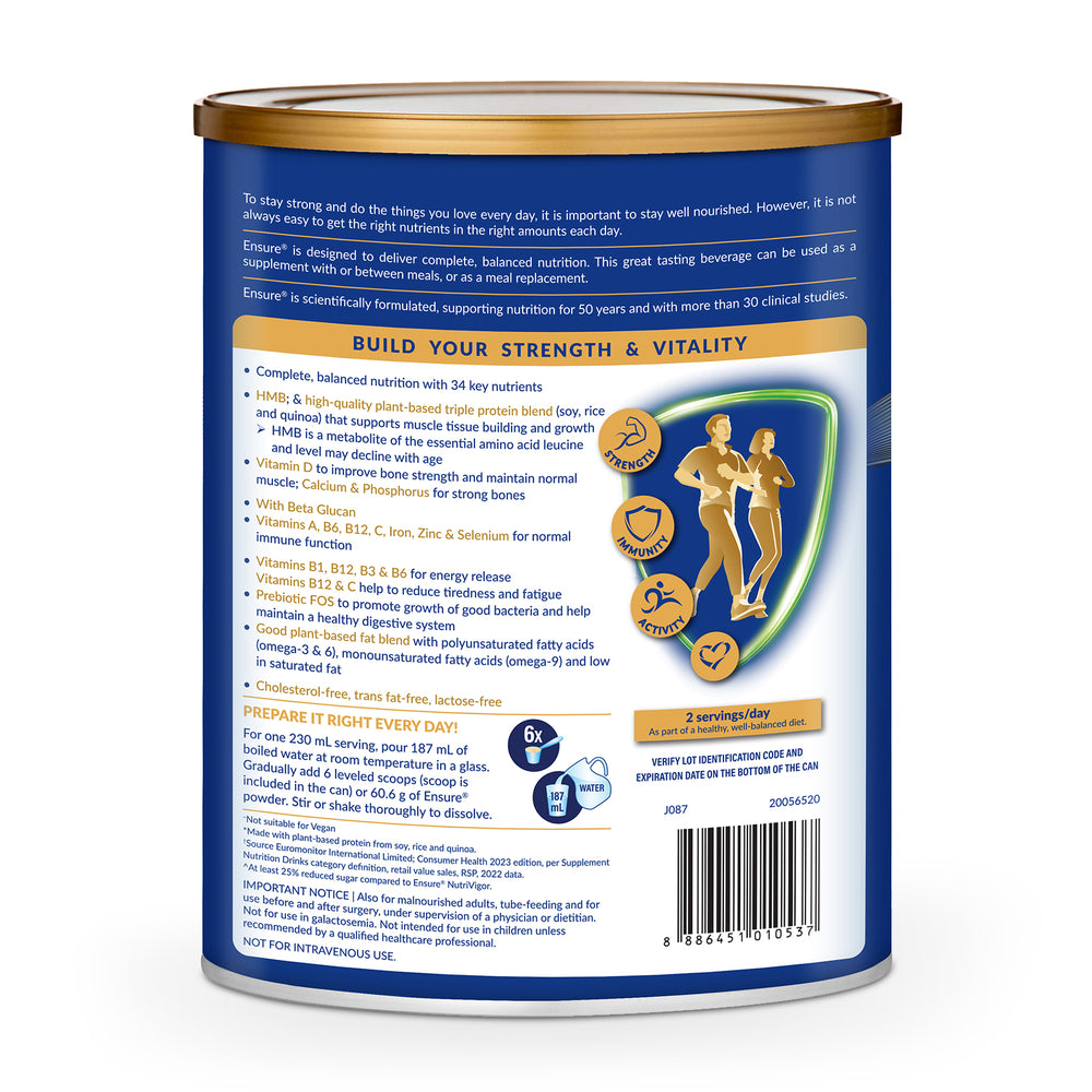 Ensure Life Strength Pro Plant Based (Almond) Dairy Alternative 800g ...