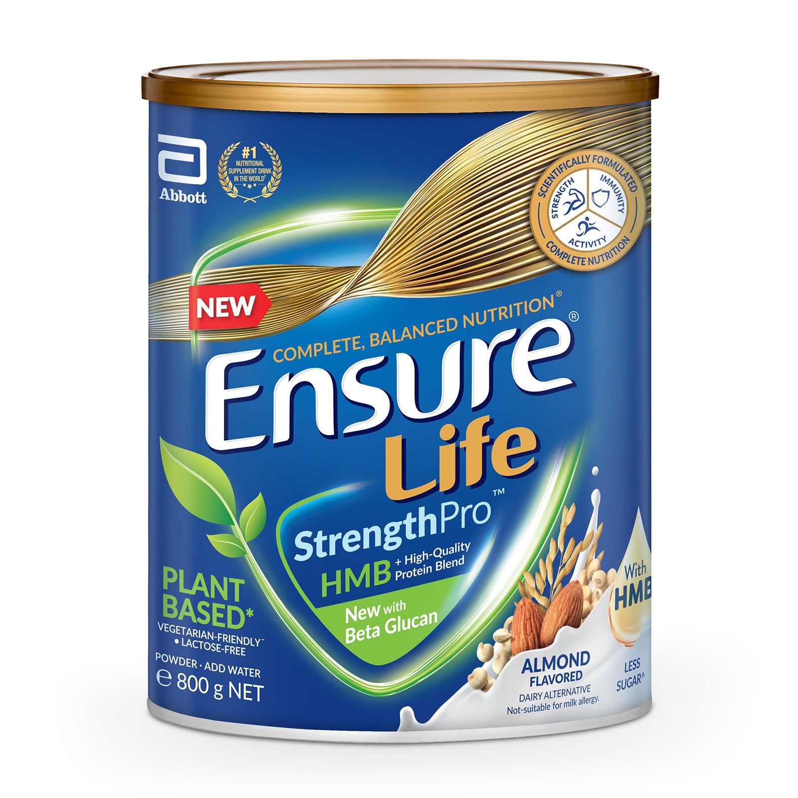 Ensure Life Strength Pro Plant Based (Almond) Dairy Alternative 800g ...