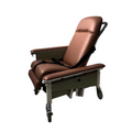Mobile Geriatric Chair with Drop Down Armrest - Dnr Wheels