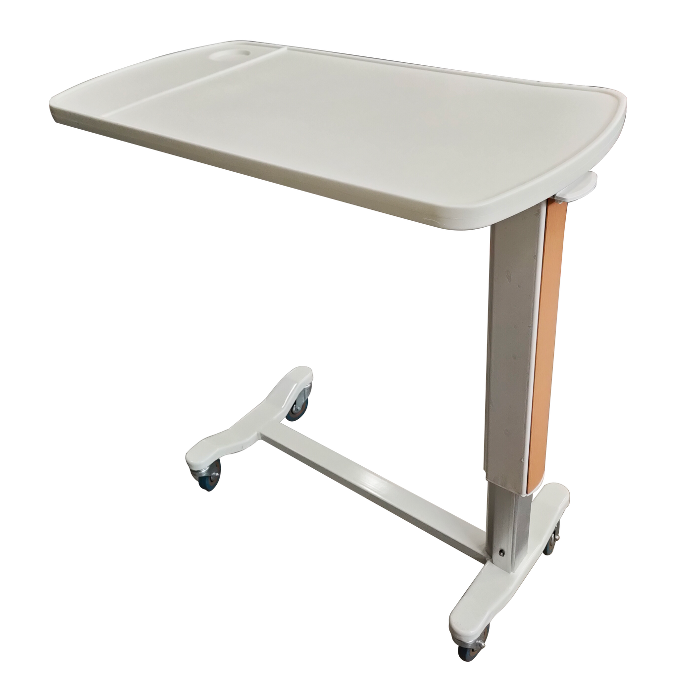 ABS Overbed Table with H-Base - Dnr Wheels