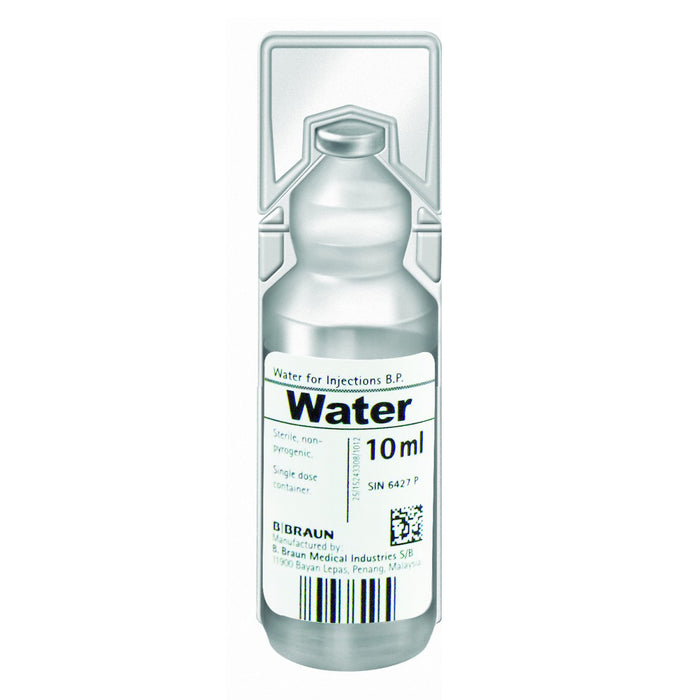 B. Braun Water for Injection B.P. - Dnr Wheels
