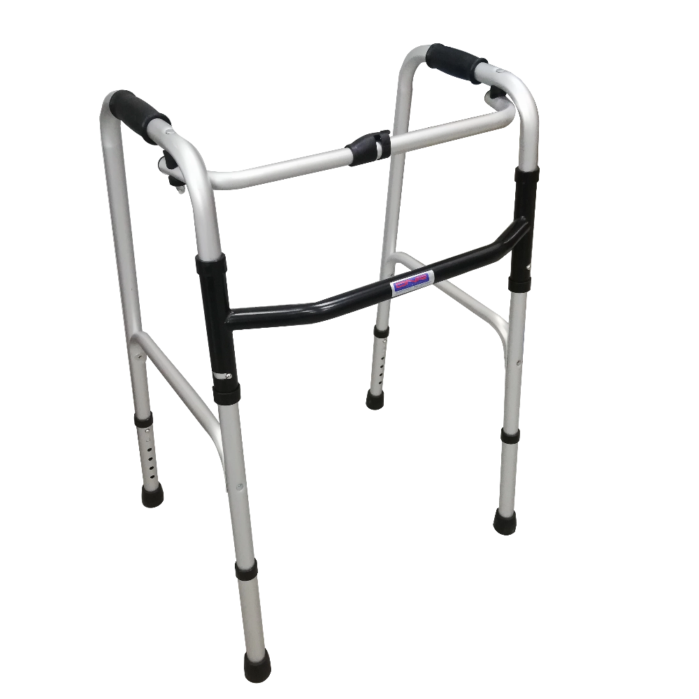 Height Adjustable Foldable Walking Frame | Mobility Aids | DNR Wheels
