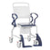 Rebotec Bonn Mobile Shower Commode Chair 18" | Rust Resistant | DNR