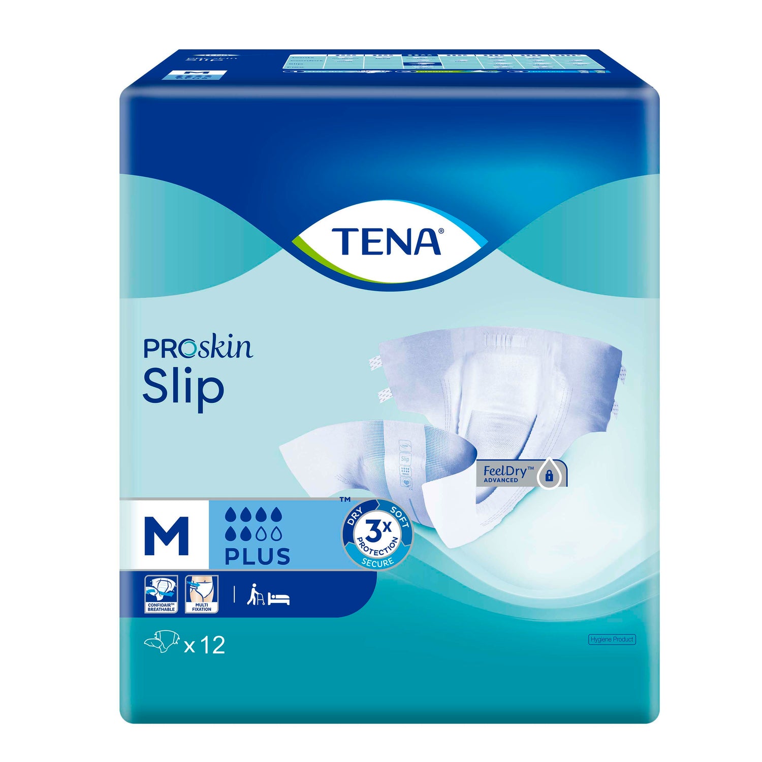 Tena ProSkin Slip Plus Adult Diapers M and L 6 Drops - Dnr Wheels