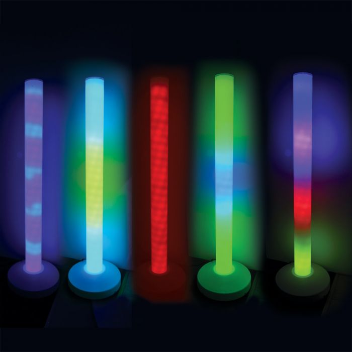 Waterless Rainbow Tube by Rompa | Multi-Sensory for Calming Relaxing