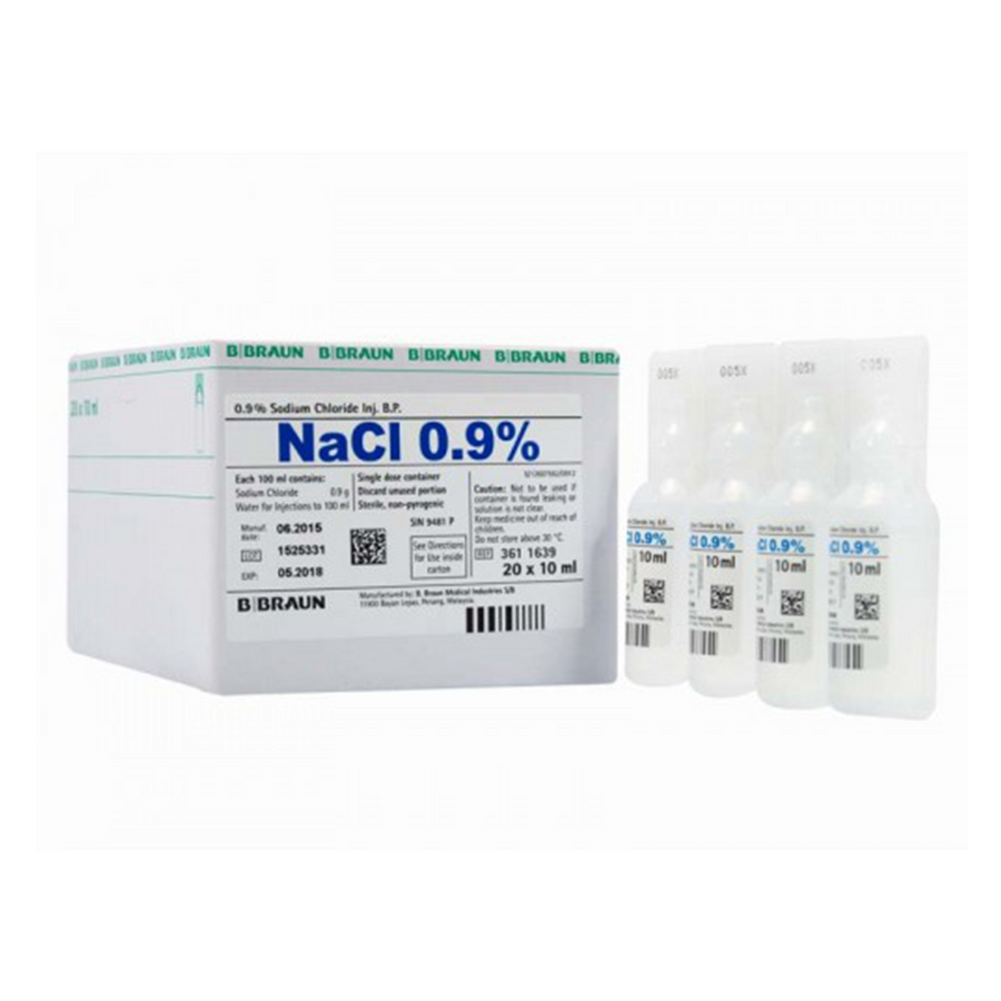 B. Braun NaCl 0.9 percent Sodium Chloride Injection B.P. - Dnr Wheels