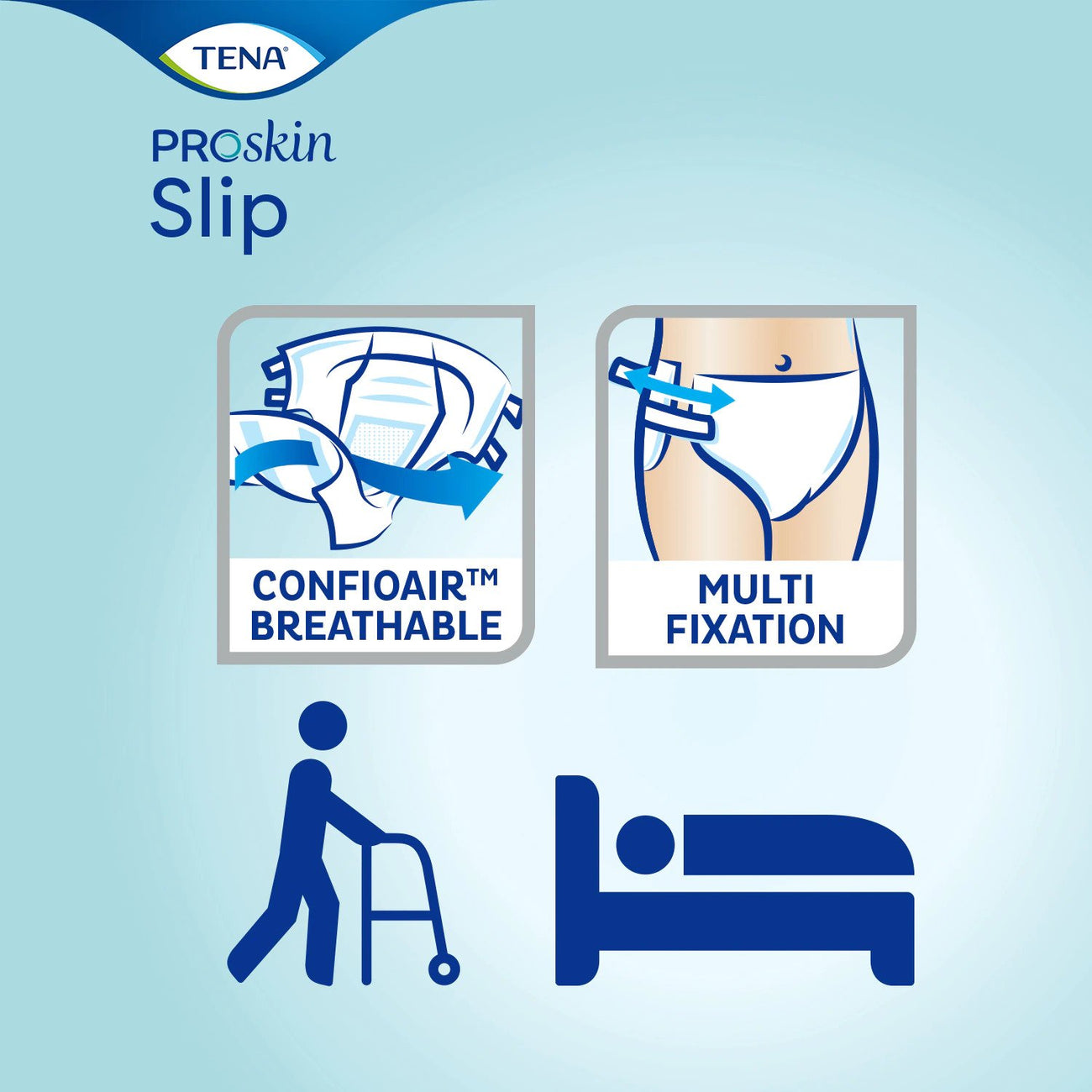 TENA Slip Super Diapers | Breathable Material High Absorbency | DNR